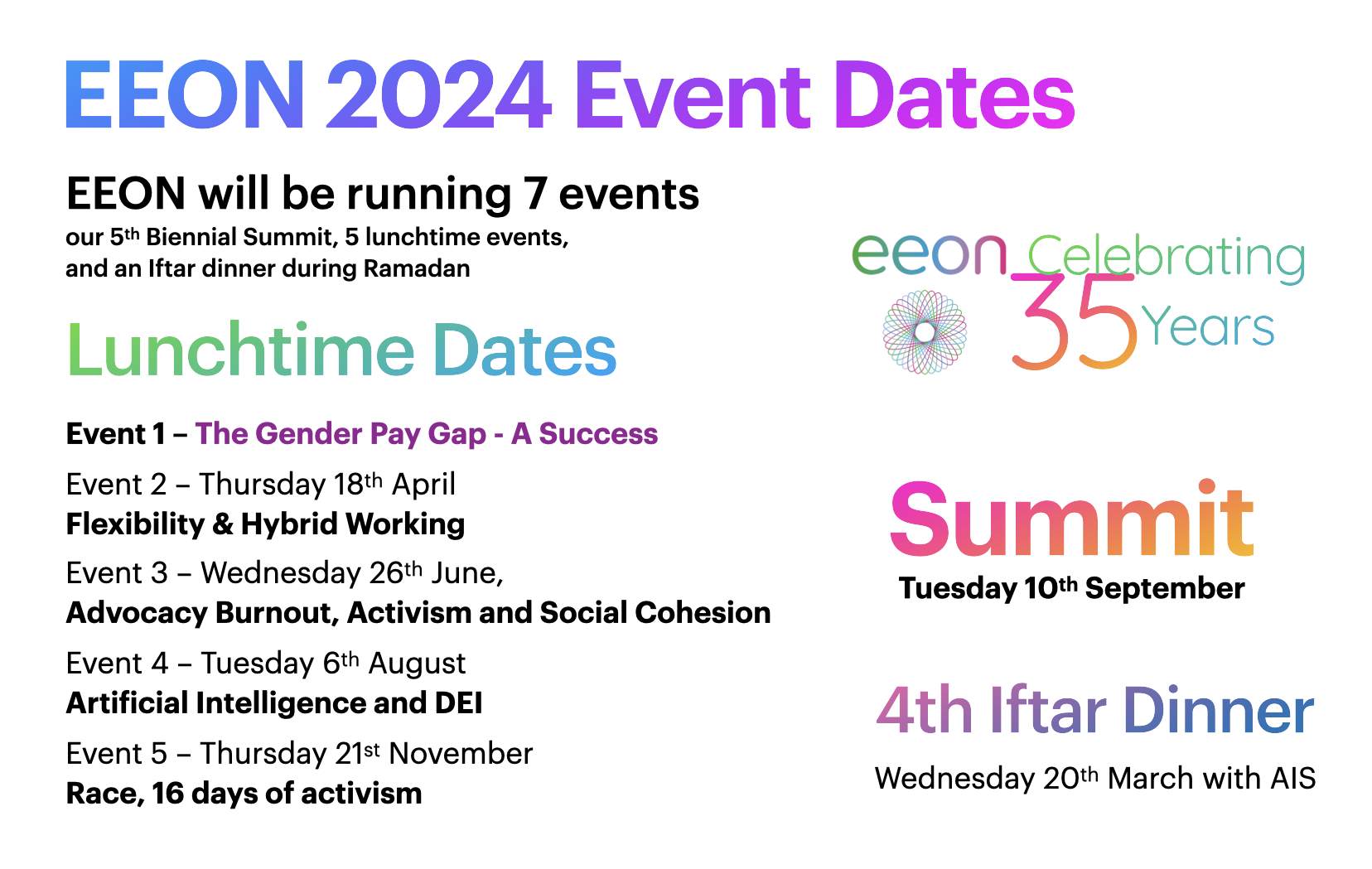 EEON Events and Webinars | Equal Employment Opportunity Network